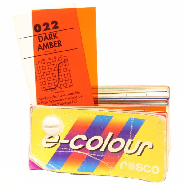 Pliego Filtro Rosco e-colour 022 Dark Amber – Ventas Oxiluz.cl
